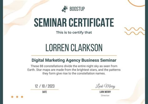 Certificate Of Training Templates