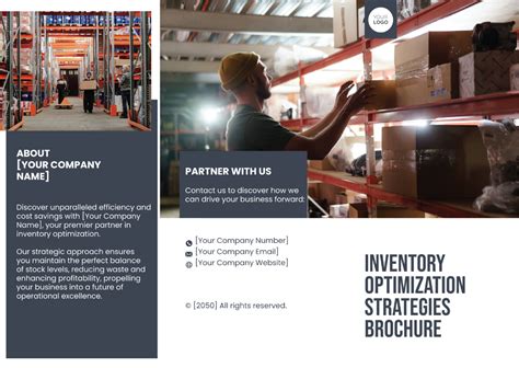 Free Inventory Optimization Strategies Brochure Template To Edit Online