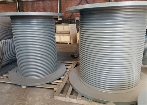 5 Layers 200m Capacity Steel Cable Drum Hydraulic For Assembling Winches