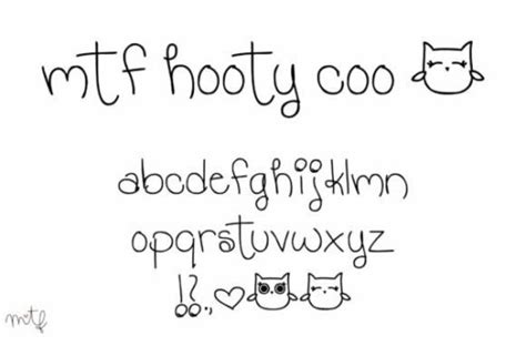 Hooty Coo Font Font Canyon