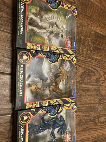 Alien Collection Xenomorph Warrior Fully Posable 7 Action Figures Lot