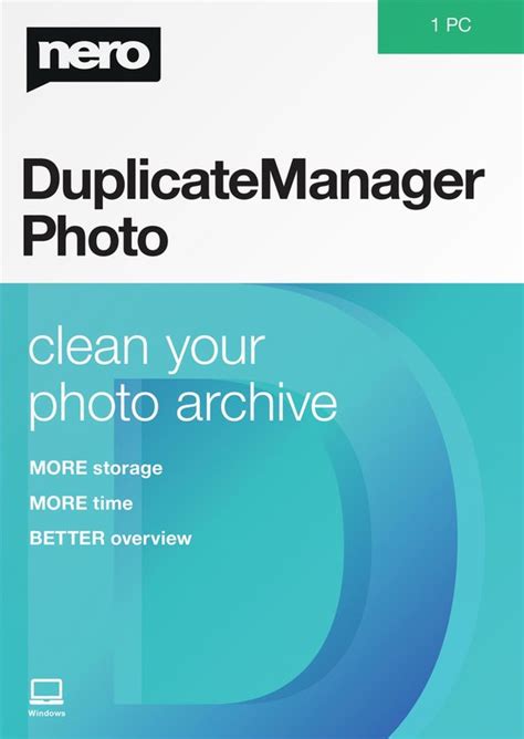 Nero Duplicatemanager Photo 1 Apparaat Engelstalig Windows