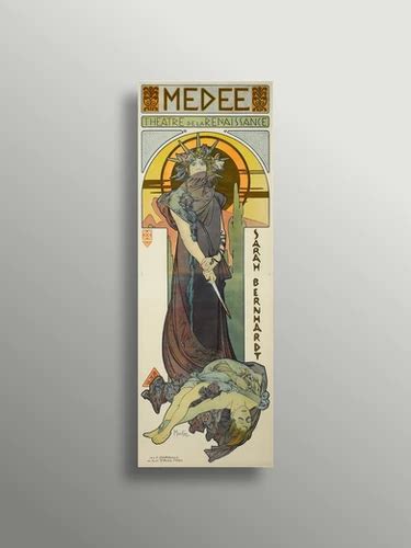 Alphonse Mucha Medee Aluminium Print Streets Workshop