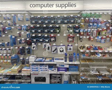 CVS Pharmacy And Retail Store Interior Computer Suppply Section Editorial Photo Image Of