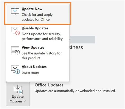 Windows Vulnerability How To Update Outlook For Microsoft 365