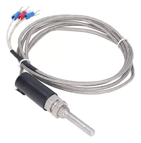 Sonda De Sensor De Temperatura Termistor Pt100 A Prueba De T Meses