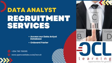 Data Analysts Recruitment Services Ocl Learning Training