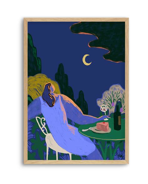 Moon Beam By Arty Guava Art Print Olive Et Oriel