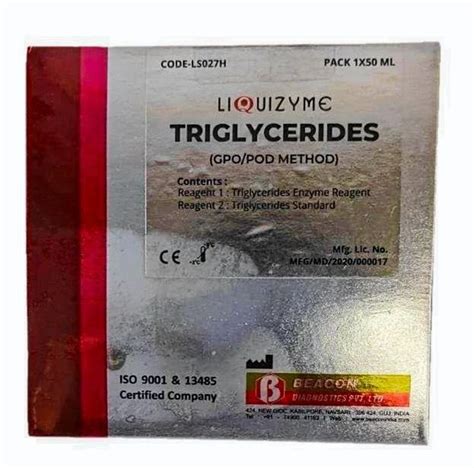 Triglyceride Test Kit At Rs 1450kit In Lucknow Id 2853149047312