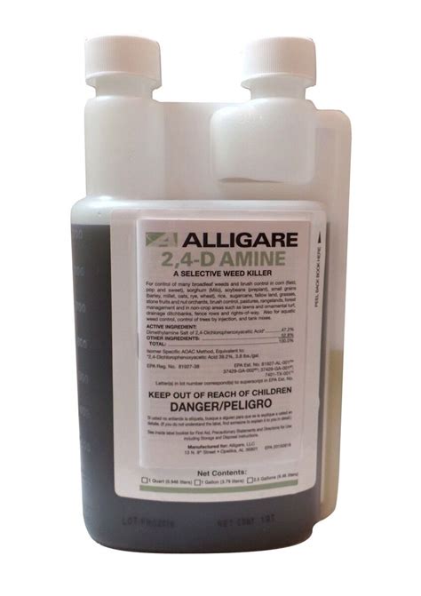 Alligare 24 D Amine Weed Killer 1 Quart Quantum Global Group