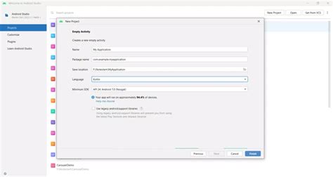 How To Create A New Project In Android Studio