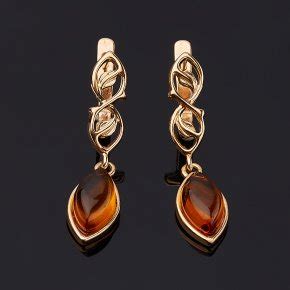 Купить серьги с янтарем - продажа по низкой цене в интернет-магазине ...