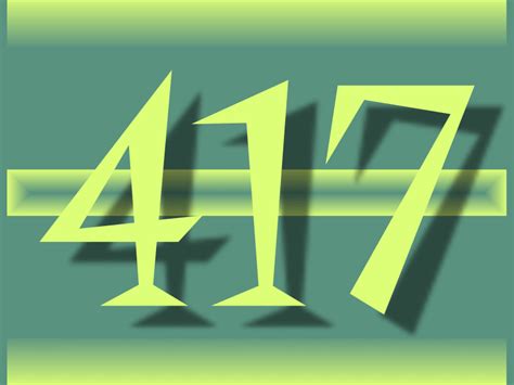 Numbers Number 417
