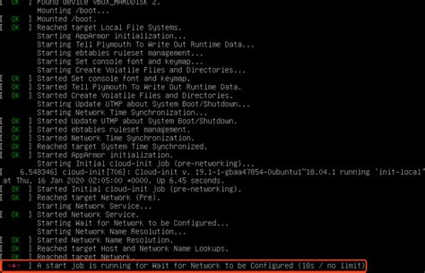 A Start Job Is Running For Wait For Network To Be Configured Walikrence的博客 Walirkrence Blog