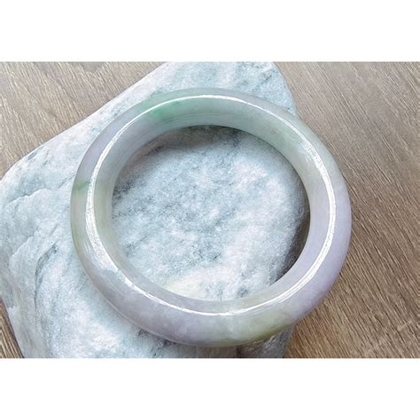 璞韻玉飾 52mm 春帶彩飄花手鐲 圓條 緬甸a貨翡翠 鐲子 玉環 手環 玉鐲 Aa010201 蝦皮購物