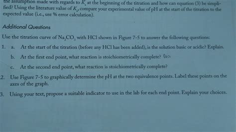 Solved EXPERIMENT 7 TITRATION CURVES Hello I Need Help To Chegg Com