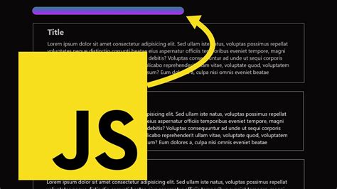 Creating A Page Scroll Indicator With Javascript By Huxnwebdev Youtube