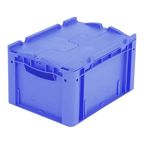 Xl Euro Stacking Container Bito With 2 Section Hinged Lid Kaiserkraft Ie