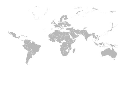 Mercator Projection Map