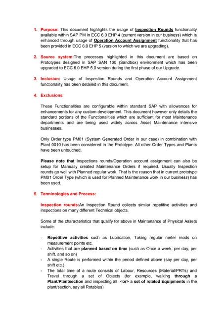 Sap Pm Test Equipment Managementcalibration Process Docx