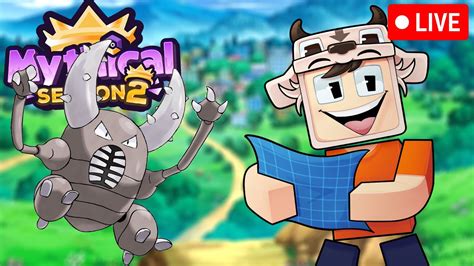 🔴live Building Shiny Hunting Mythical Cobblemon Youtube