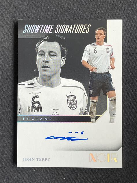【南昌nova】2024 25 Panini Noir John Terry 诺尔 英格兰 切尔西 约翰 特里 签字 卡签 Showtime