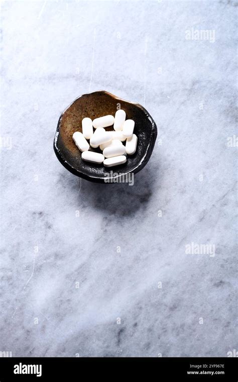 Korean Ginseng Tablets Concept For A Healthy Dietary Supplementation
