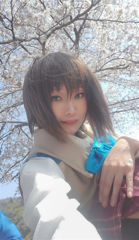 白銀シキ On Twitter ヘブバンの蒼井ちゃんやらせてもらいました🌸 衣装は和葉ちゃん Vioviolalan からお借りしました