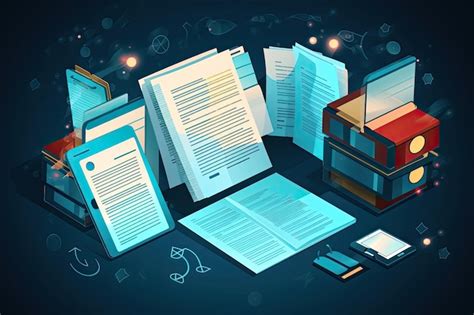 Premium Photo A Towering Stack Of Knowledge On Data Privacy Ai Ethics And Transparency Data