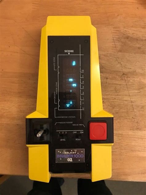 Galaxy Invader 1000 By Cgl Vintage 1980s Handheld Video Game Blast
