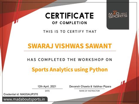 Sportsanalytics Python Datascience Learningjourney Madaboutsports Continuouslearning