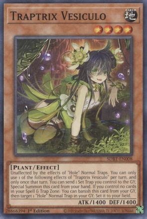 Traptrix Vesiculo Structure Deck Beware Of Traptrix YuGiOh