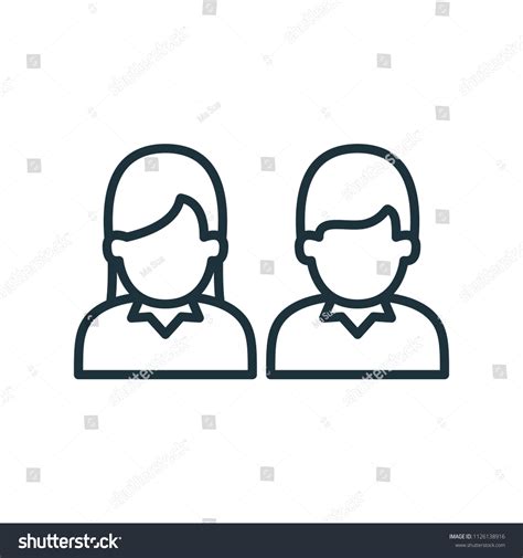 Education Classmate Icon Stock Vector Royalty Free 1126138916