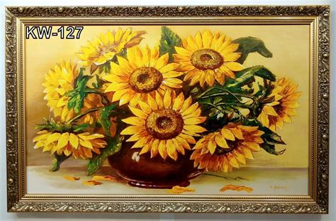 KWIATY 110X70 CM OBRAZ W ZŁOTEJ RAMIE 7893838466 Allegro pl