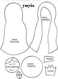 Resultado De Imagen Para Como Hacer Una Virgen En Foami Manualidades