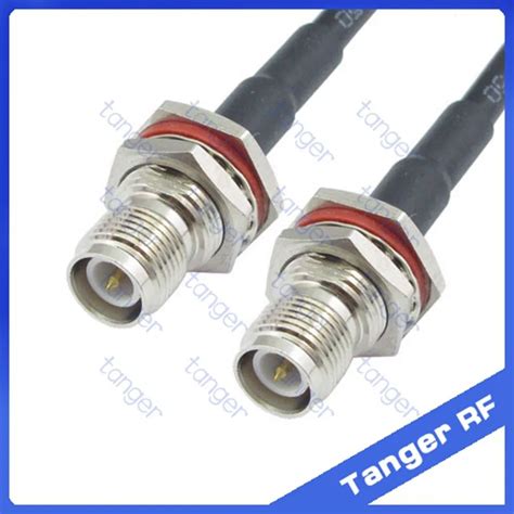 Hot Sale Rp Tnc Female To Rp Tnc Female Connector Straight Rf Rg58