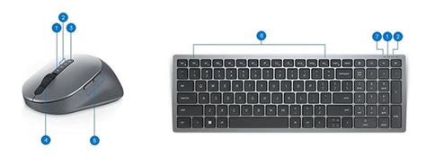 Dell Km7120w 멀티 디바이스 무선 키보드 및 마우스 사용법 및 문제 해결 설명서 Dell 대한민국