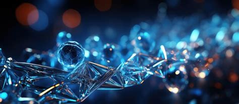 Premium Photo Chaotic Structure Bokeh Background