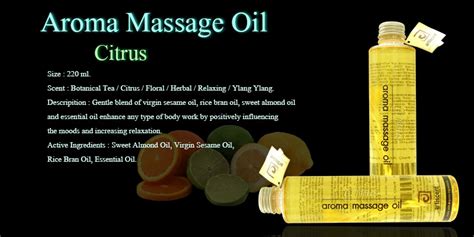 Aroma Massage Oil Citrus