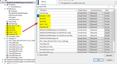 Using Nuget Package With Clickonce Deployment · Issue 9 · Stefhmediainfodotnetwrapper · Github