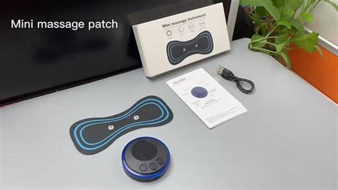 Portable Ems Mini Neck Massager Electric Back Shoulder Massager