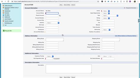 Creating Record Types And Assigning A Page Layouts Youtube