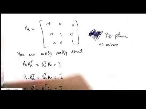 Orthogonality Conditions YouTube