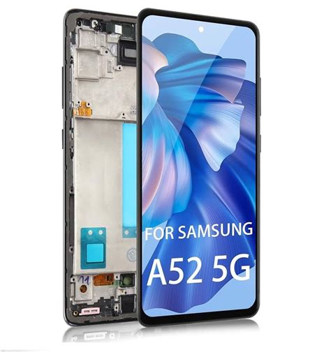 Дисплей за Samsung Galaxy A52 5g A526 тъч скрийн с рамка екран тъчскрийн A5260 A526w
