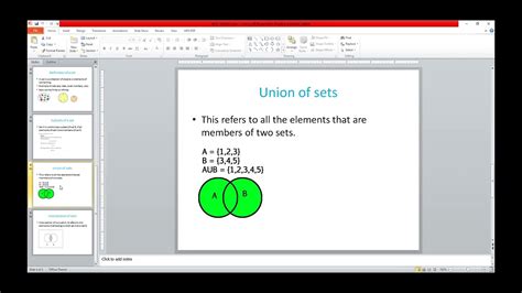 Set Theory Youtube