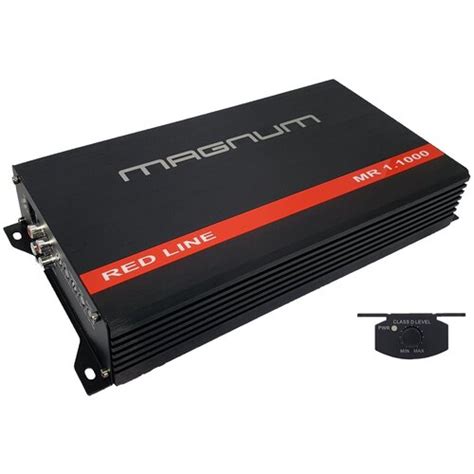 Купить Автомобильный усилитель 1 канал 1000w MAGNUM RED LINE MR 1.1000 ...