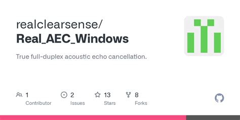 Github Realclearsense Real Aec Windows True Full Duplex Acoustic