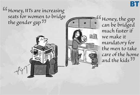 Cartoon Gender Inequality Business News
