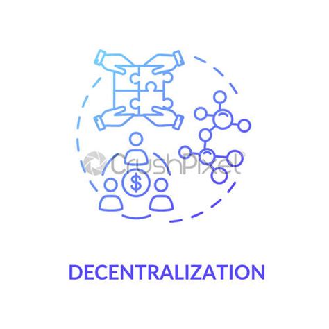 Decentralization Concept Icon Stock Vector 2320276 Crushpixel
