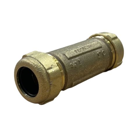 34 Long Brass Compression Coupling Lead Free Wal Rich Corporation